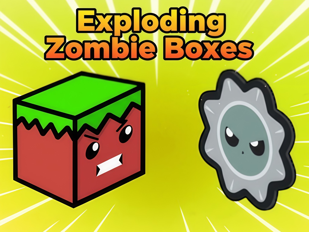 Exploding Zombie Boxes 🕹️ Játssz online az SGameS-en