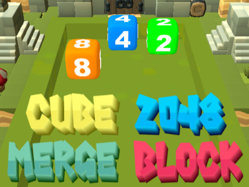 2048 Cube Merge Block 🕹️ Játssz online az SGameS-en