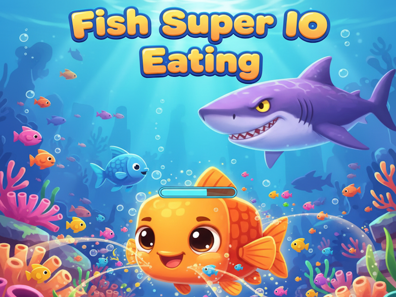 Fish Super IO Eating 🕹️ Játssz online az SGameS-en