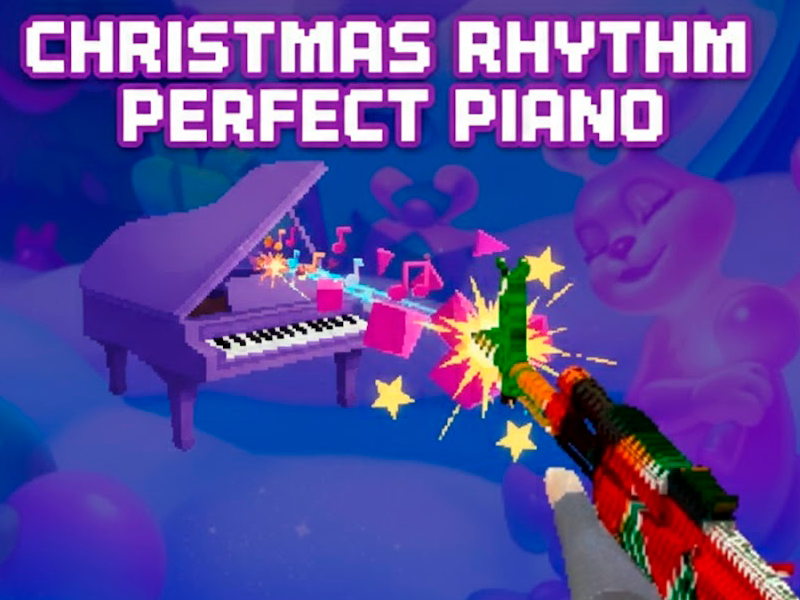 Christmas Rhythm Perfect Piano 🕹️ Játssz online az SGameS-en
