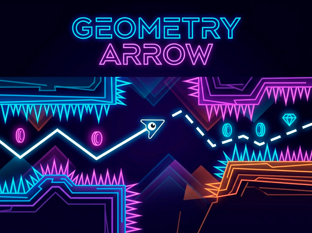 Geometry Arrow 🕹️ Játssz online az SGameS-en