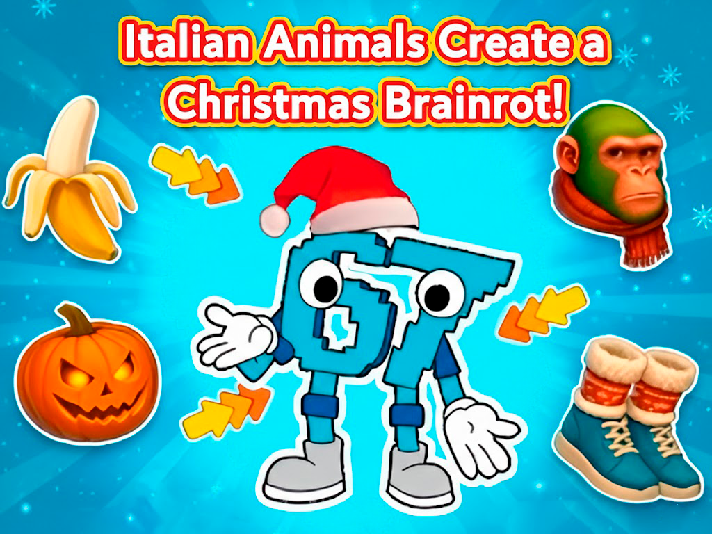 Italian Animals Create a Christmas Brainrot! 🕹️ Játssz online az SGameS-en