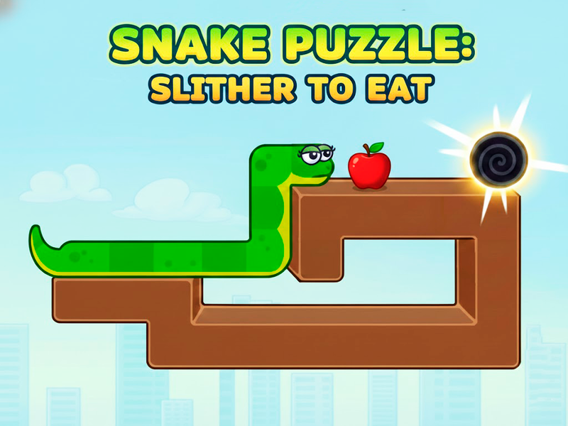 Snake Puzzle: Slither to Eat 🕹️ Játssz online az SGameS-en
