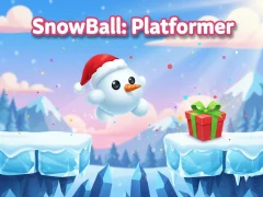 SnowBall: Platformer 🕹️ Játssz online az SGameS-en