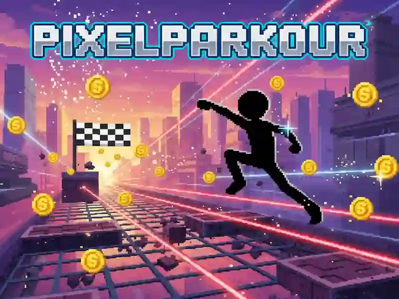 Pixel Parkour 🕹️ Játssz online az SGameS-en