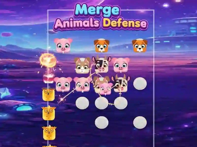 Merge Animals Defence 🕹️ Játssz online az SGameS-en