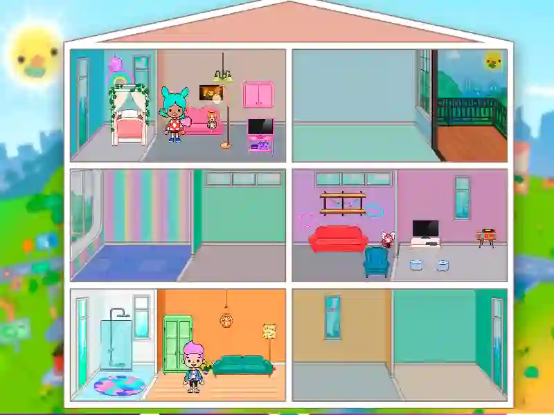 Toca Boca Interior Design 🕹️ Játssz online az SGameS-en