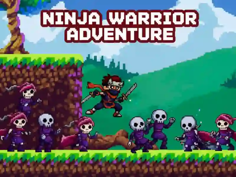 Ninja Warrior Adventure 🕹️ Játssz online az SGameS-en
